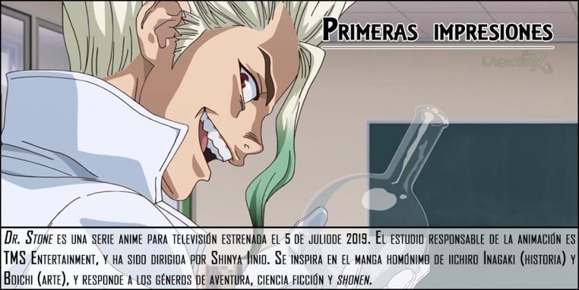 'Dr. Stone', primeras impresiones. El renacer de una sociedad petrificada